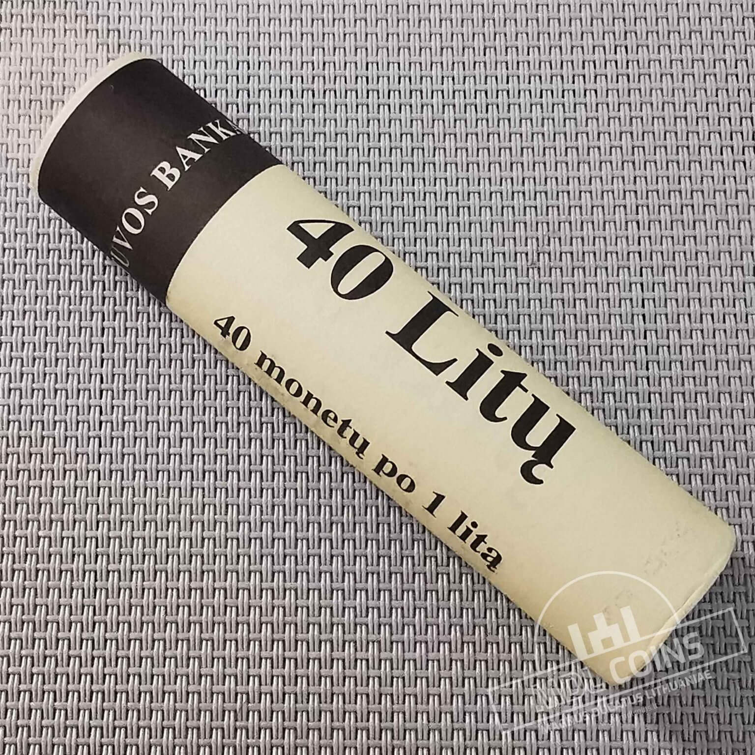 2009 metų proginis 1 litas – „VEKS” – originalus bankinis rulonėlis ...